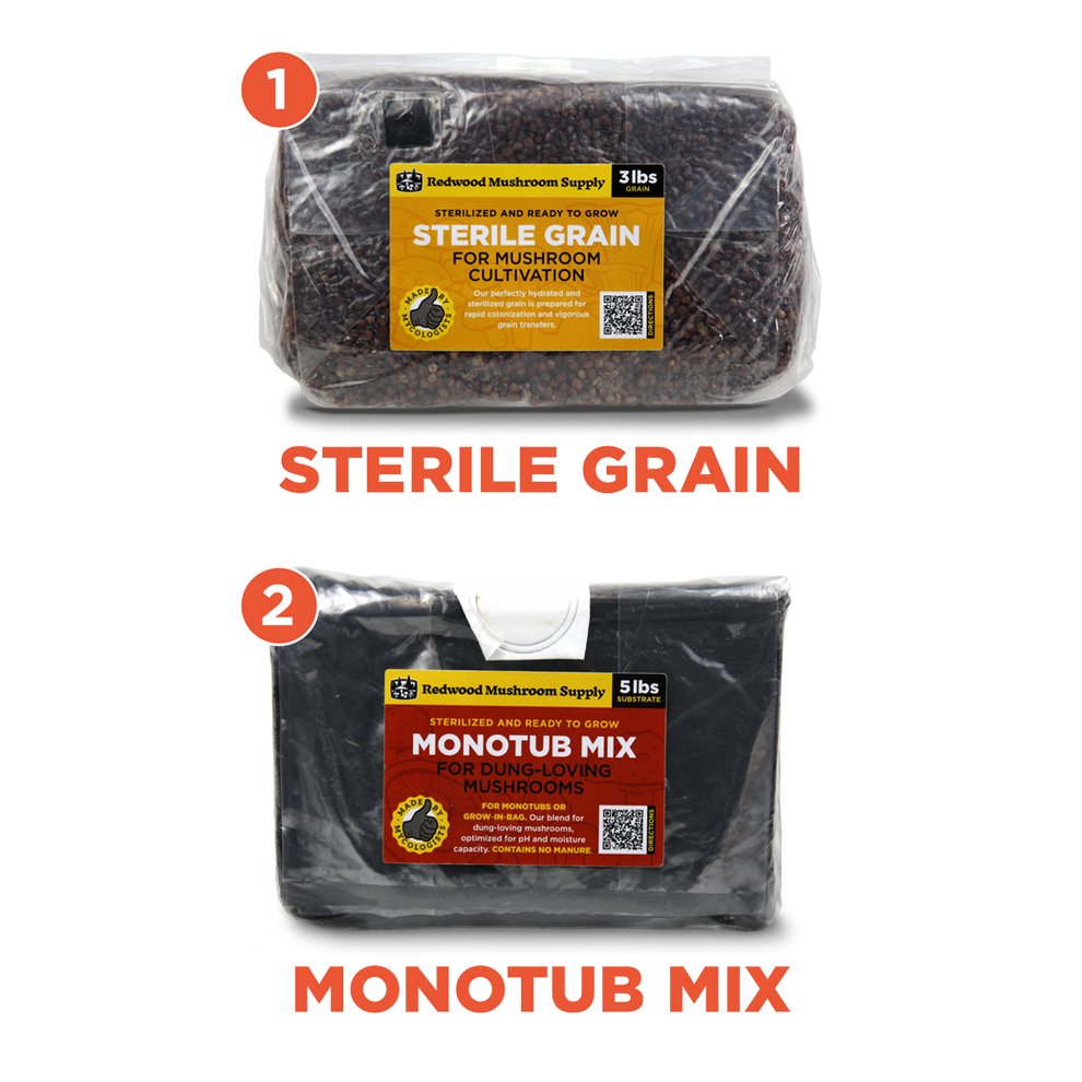 Mushroom Monotub Grow Kit | Redwood Mushroom Supply
